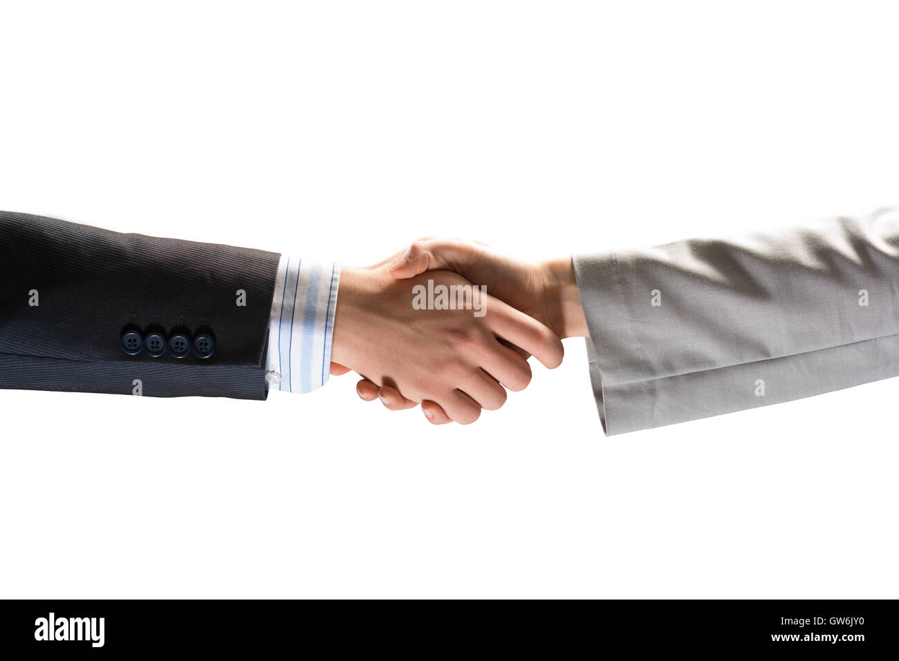 Business people handshake friends hi-res stock photography and images ...