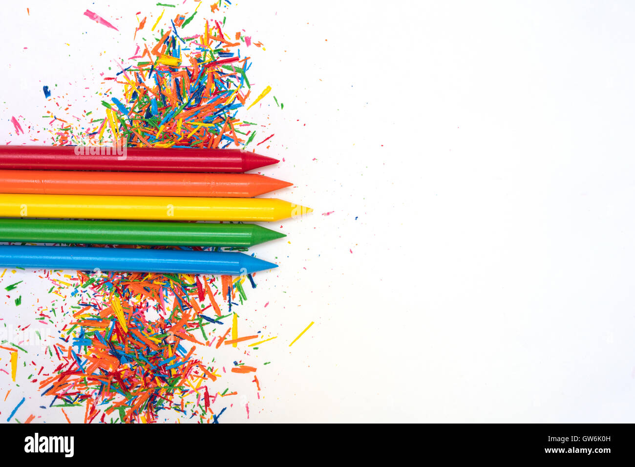 Crayola crayons white background hi-res stock photography and images ...