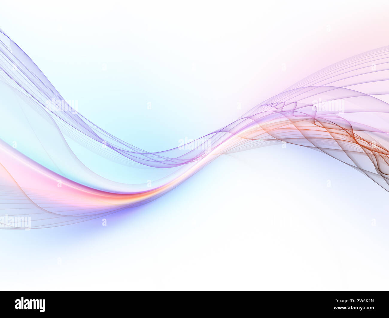 Fractal Waves Propagation Stock Photo - Alamy