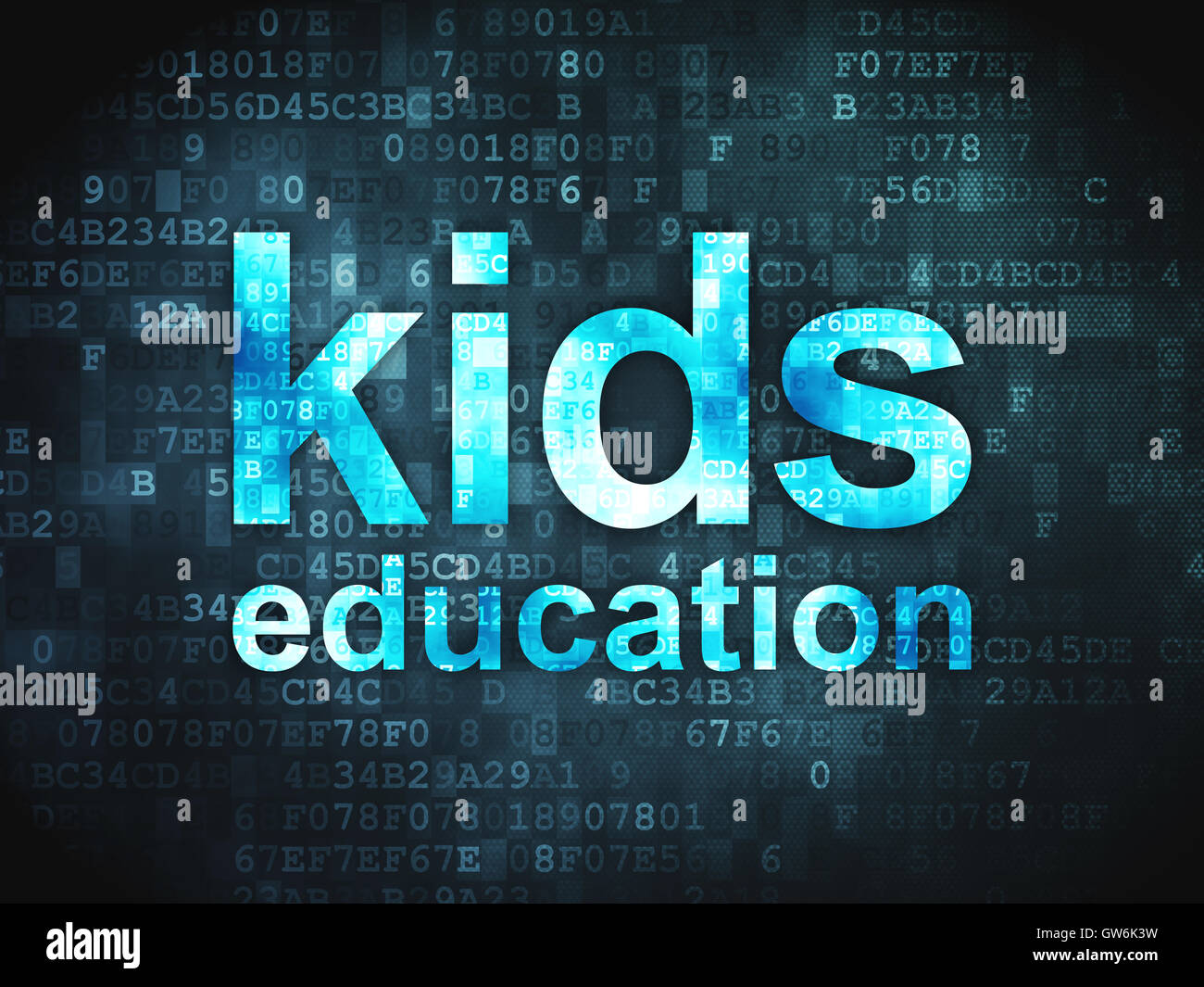 Education concept: Kids Education on digital background Stock Photo - Alamy