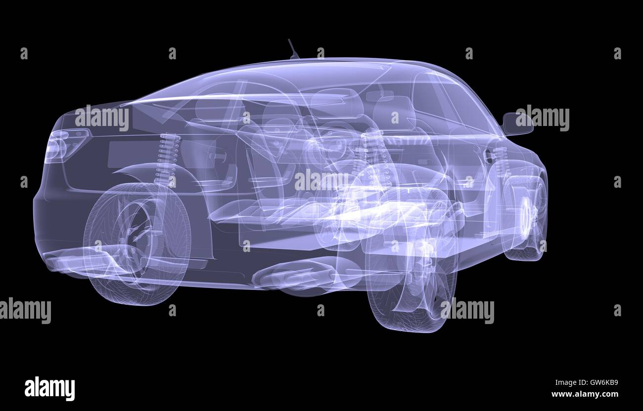 X-ray concept car Stock Photo - Alamy