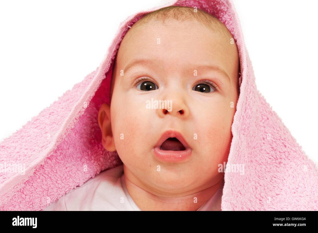 Portrait funny baby girl hi-res stock photography and images - Alamy