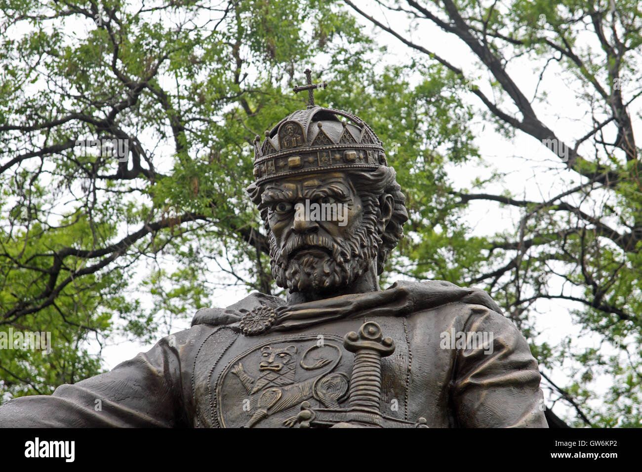 Tzar Samuil statue, Sofia, Bulgaria Stock Photo - Alamy