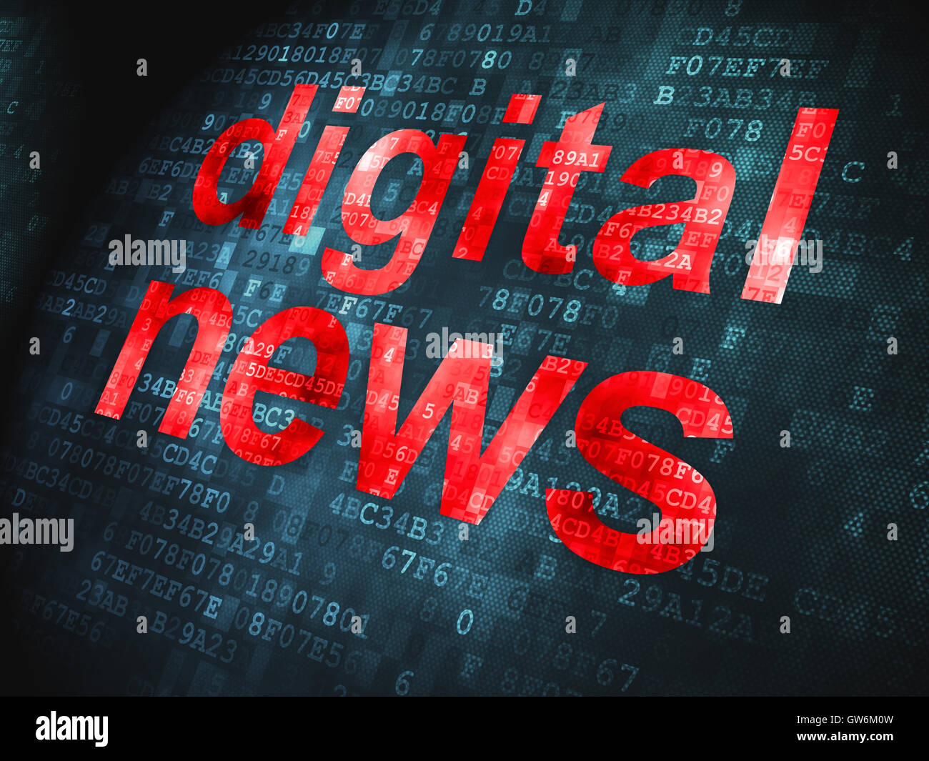 News concept: Digital News on digital background Stock Photo - Alamy
