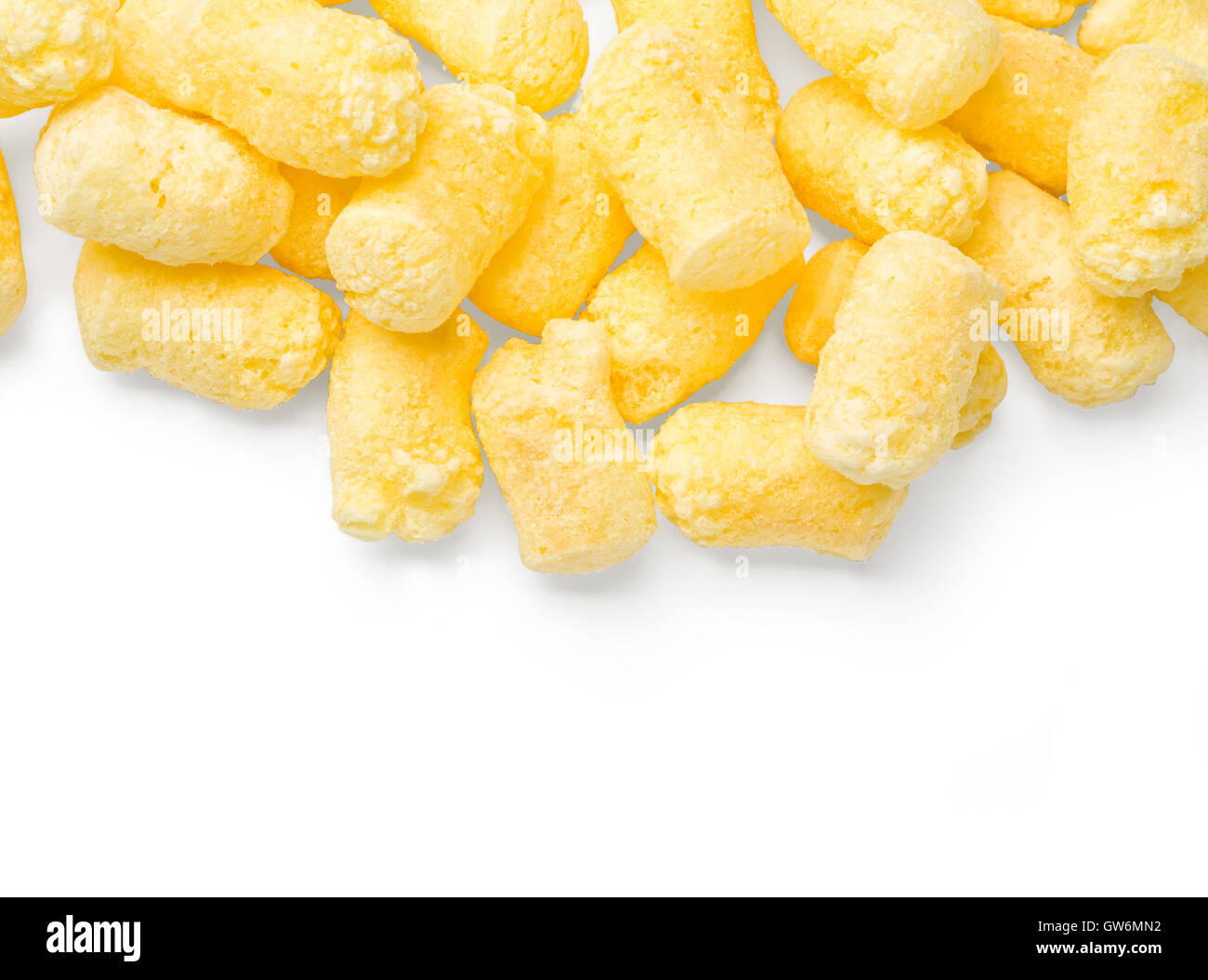 Crunchy corn snacks Stock Photo - Alamy