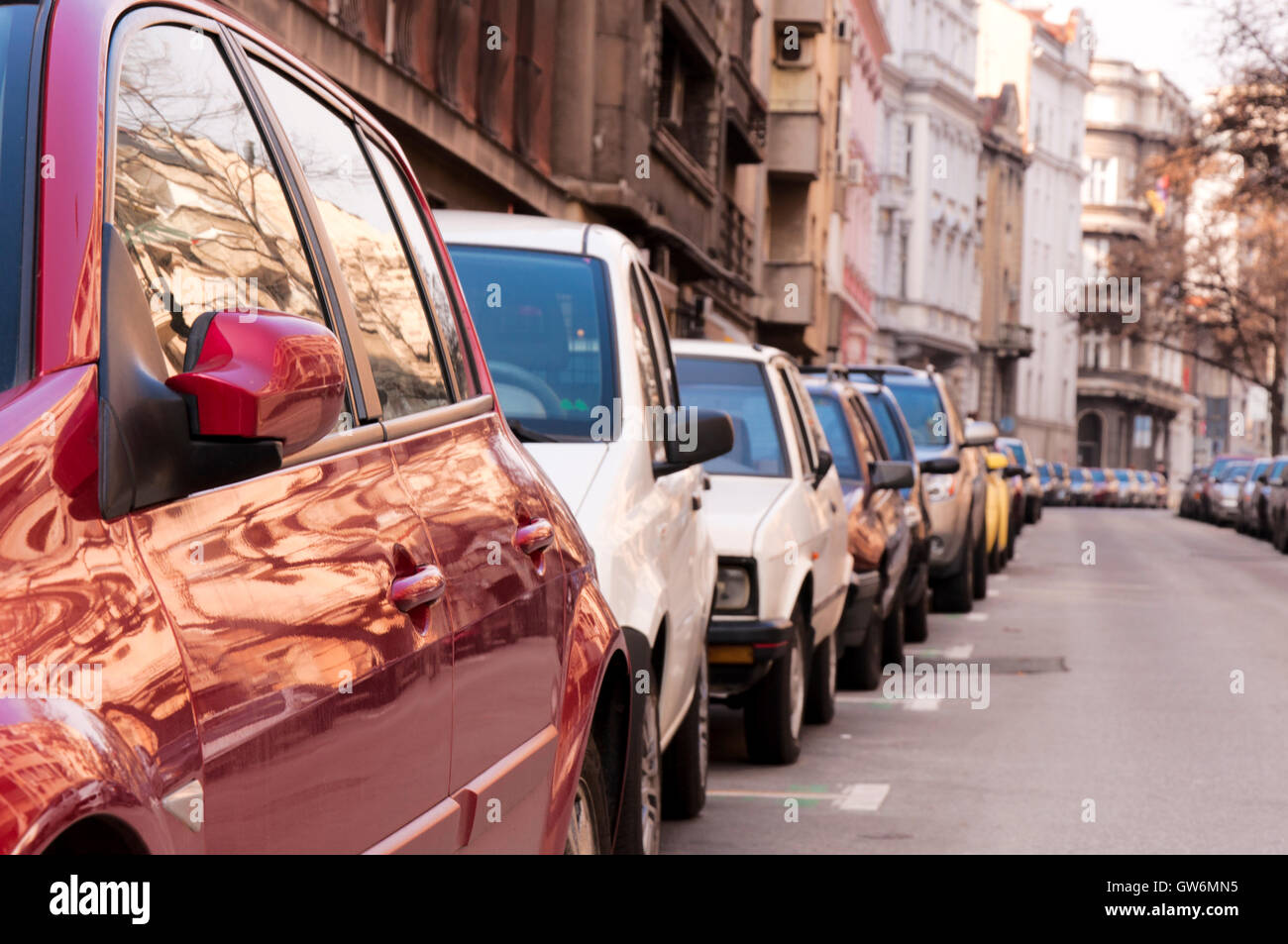 Car park perspective background hi-res stock photography and images - Alamy