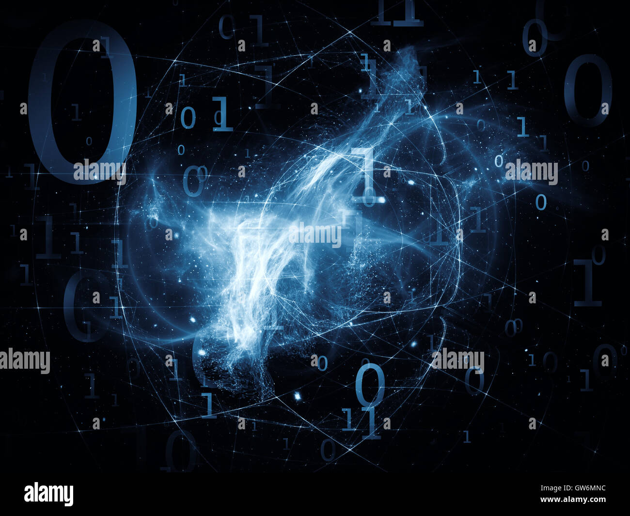 Dimensional Life of Numbers Stock Photo - Alamy