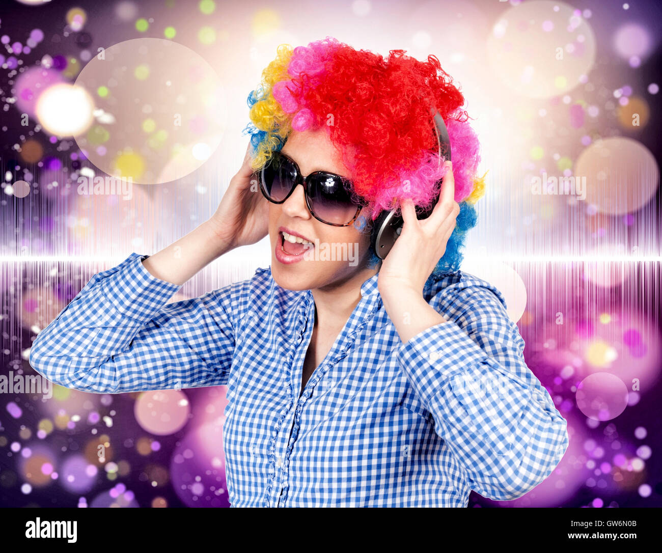 Abstract Woman Laughing High Resolution Stock Photography and Images ...