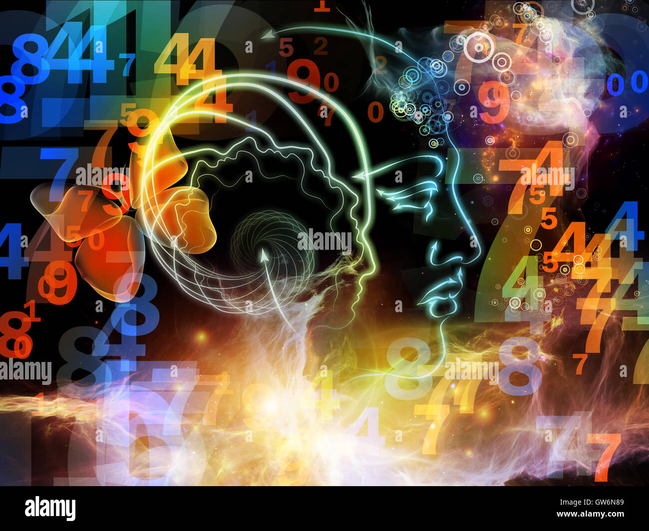 Paradigm of Human Mind Stock Photo - Alamy