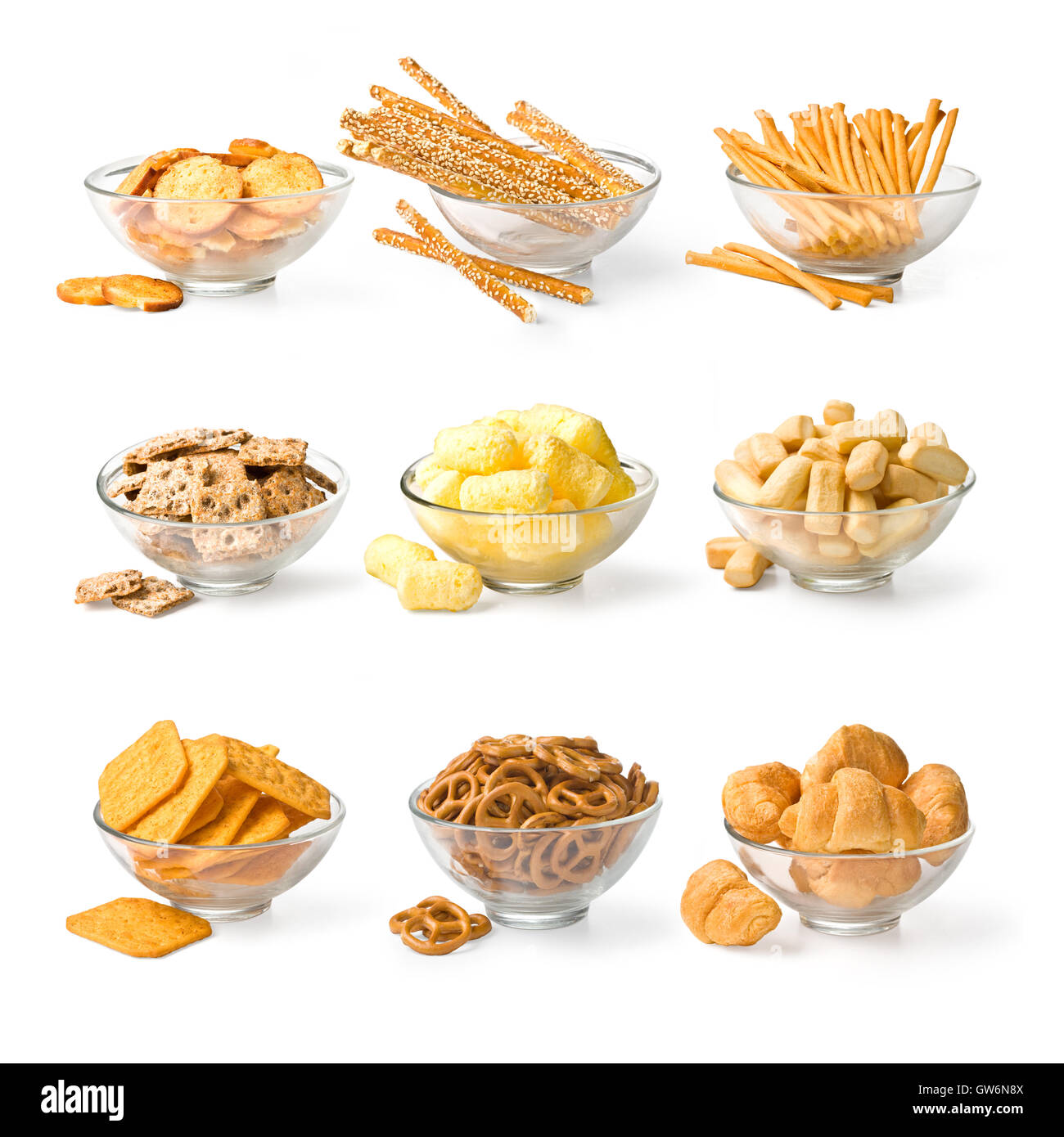 set of snacks Stock Photo - Alamy