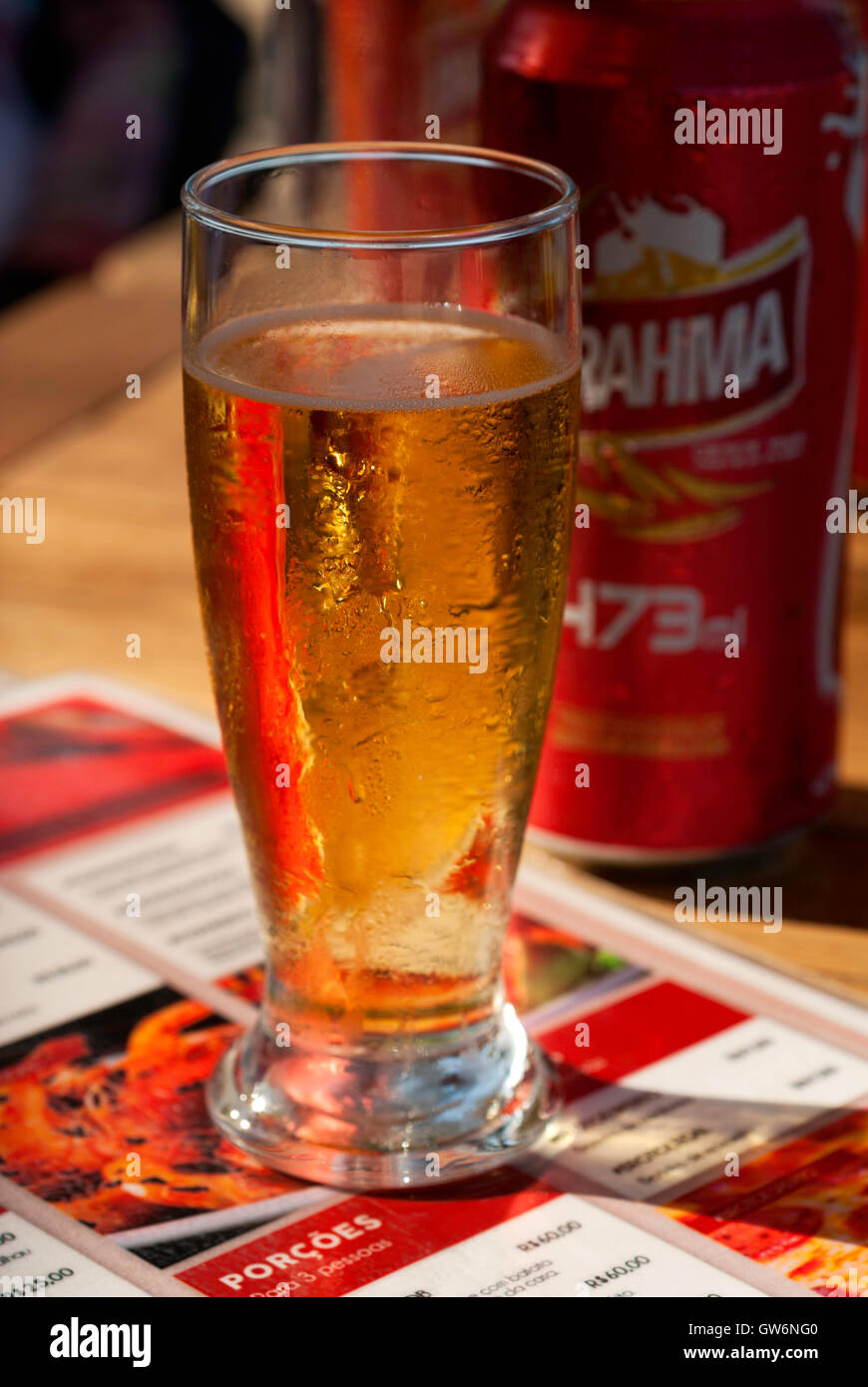 glass of beer, Rio de Janeiro Stock Photo - Alamy