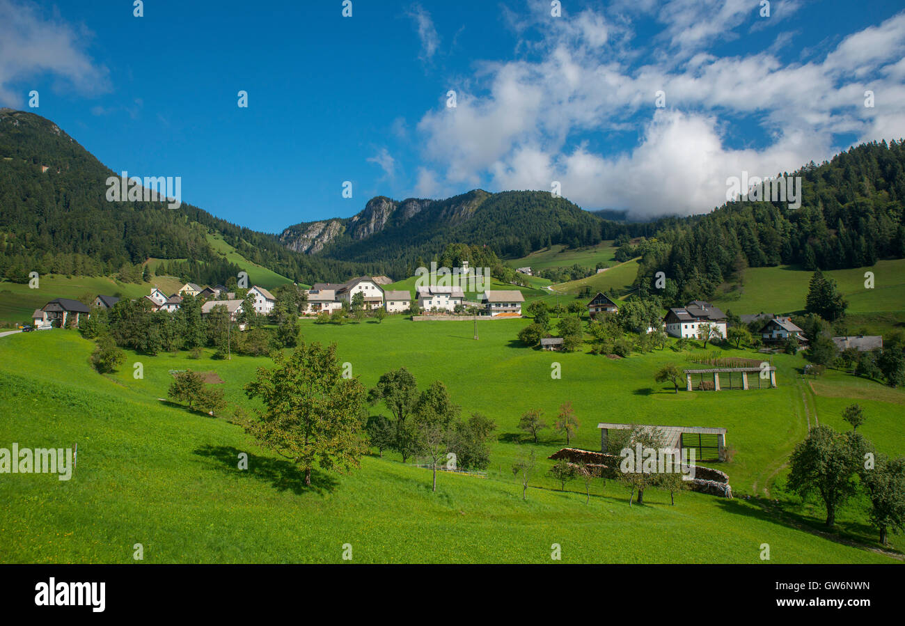 Sorica village, Slovenia Stock Photo - Alamy