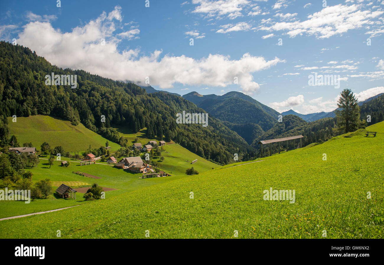 Sorica village, Slovenia Stock Photo - Alamy