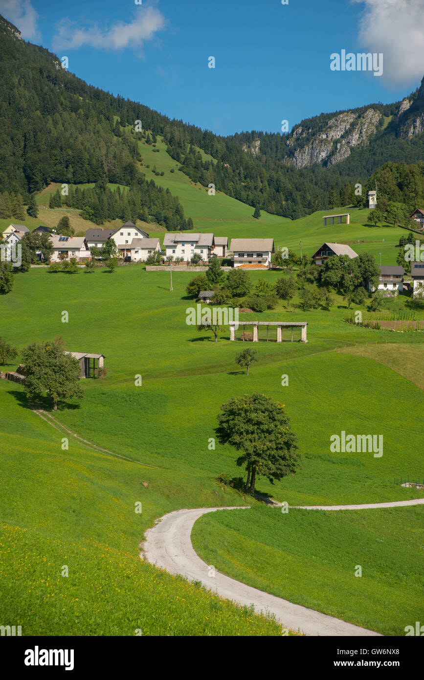 Sorica village, Slovenia Stock Photo - Alamy