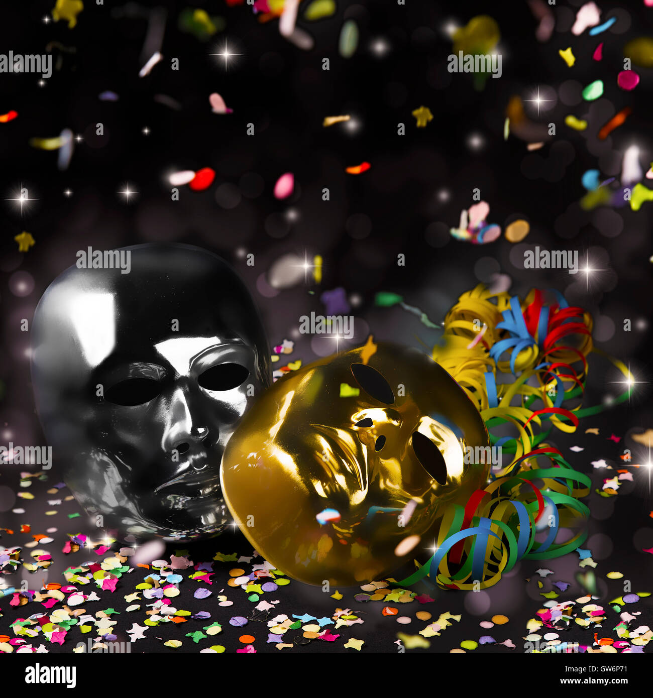 Two masquerade masks hi-res stock photography and images - Alamy