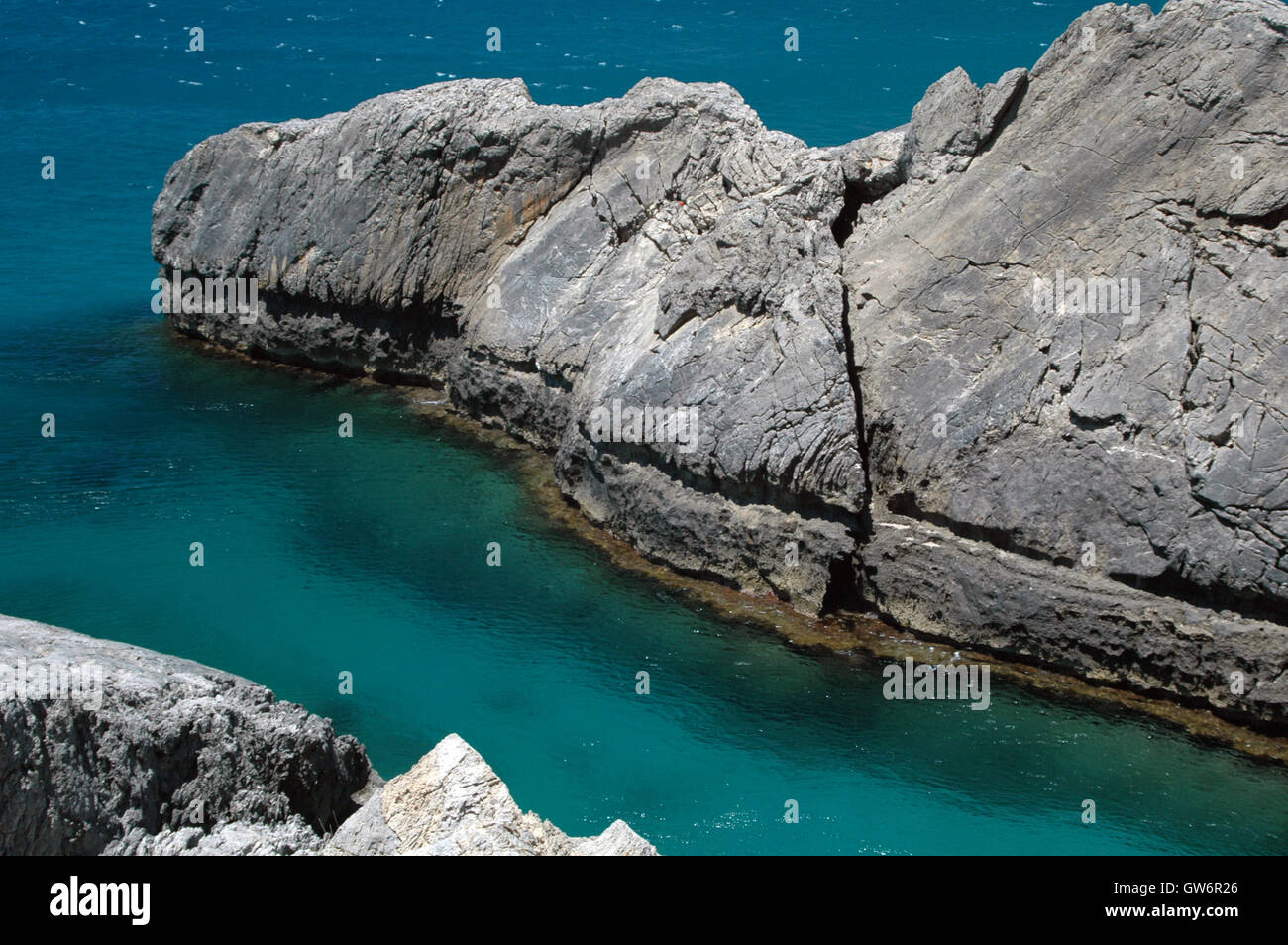 Shoreline design near Plakias, Crete, Greece Stock Photo - Alamy