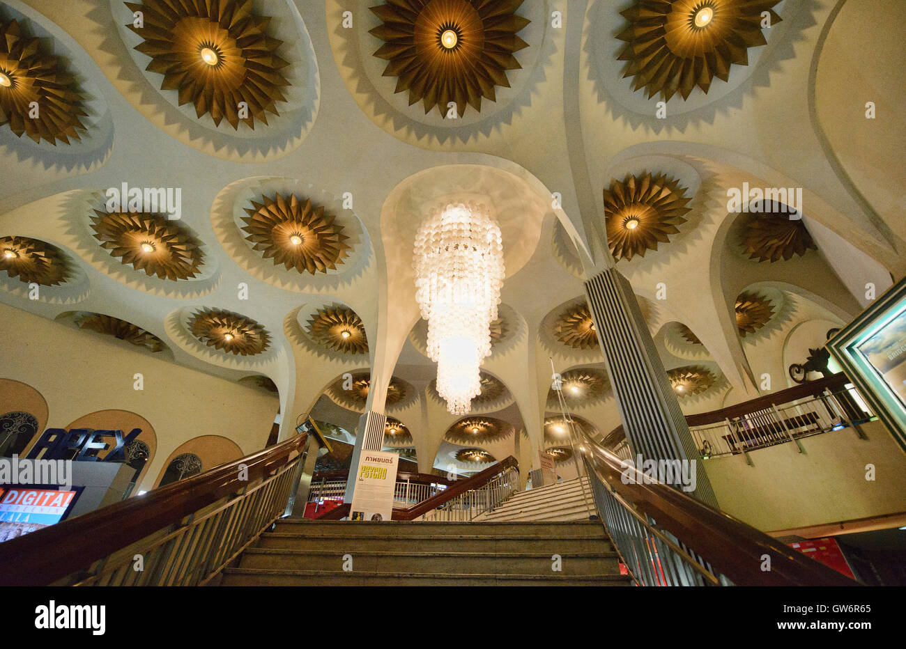 Interior of the classic Scala Theater, Bangkok, Thailand Stock Photo ...