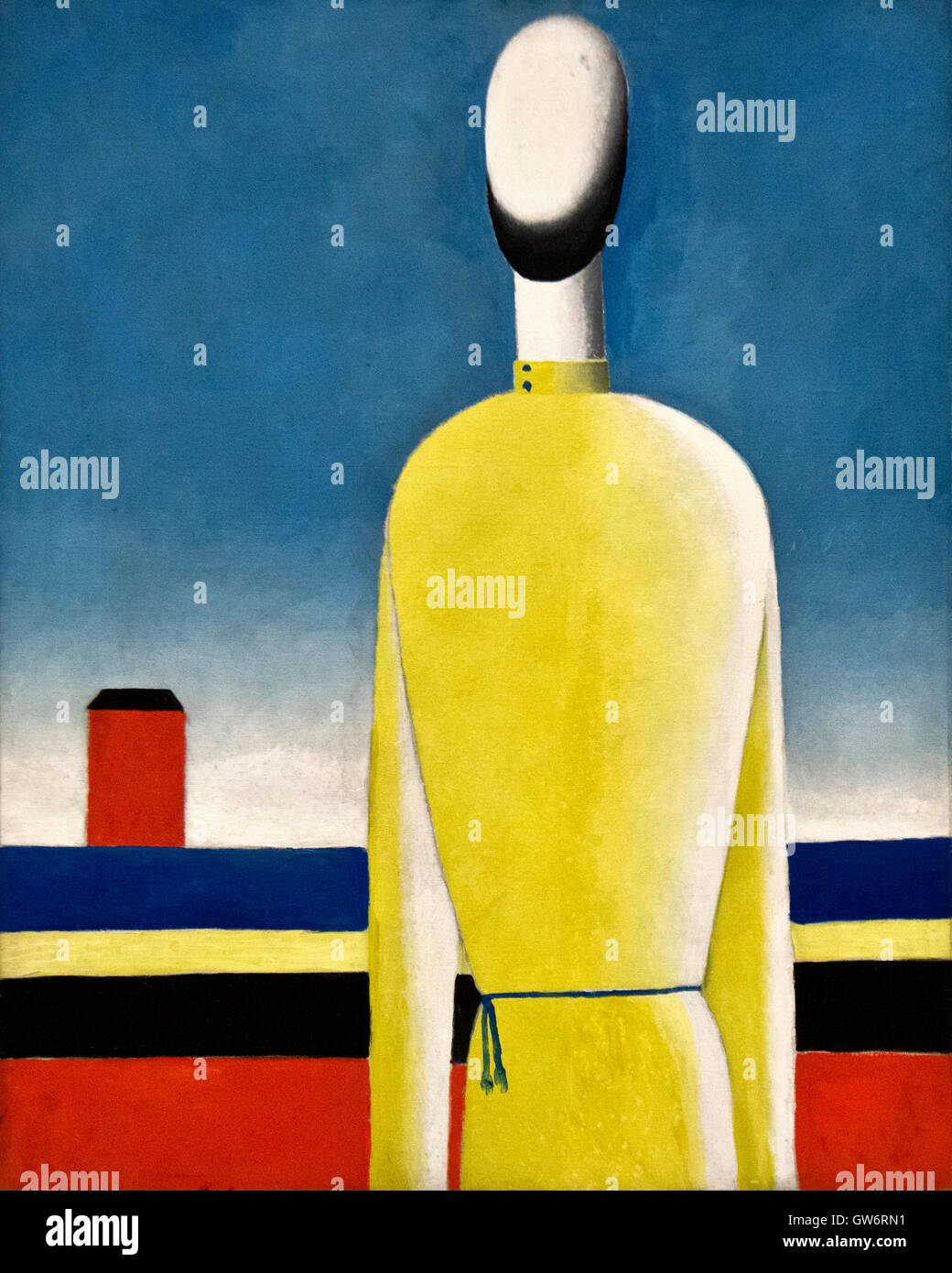 Kazimir Malevich: "Complicated premonition (Torso in a Yellow Shirt ...