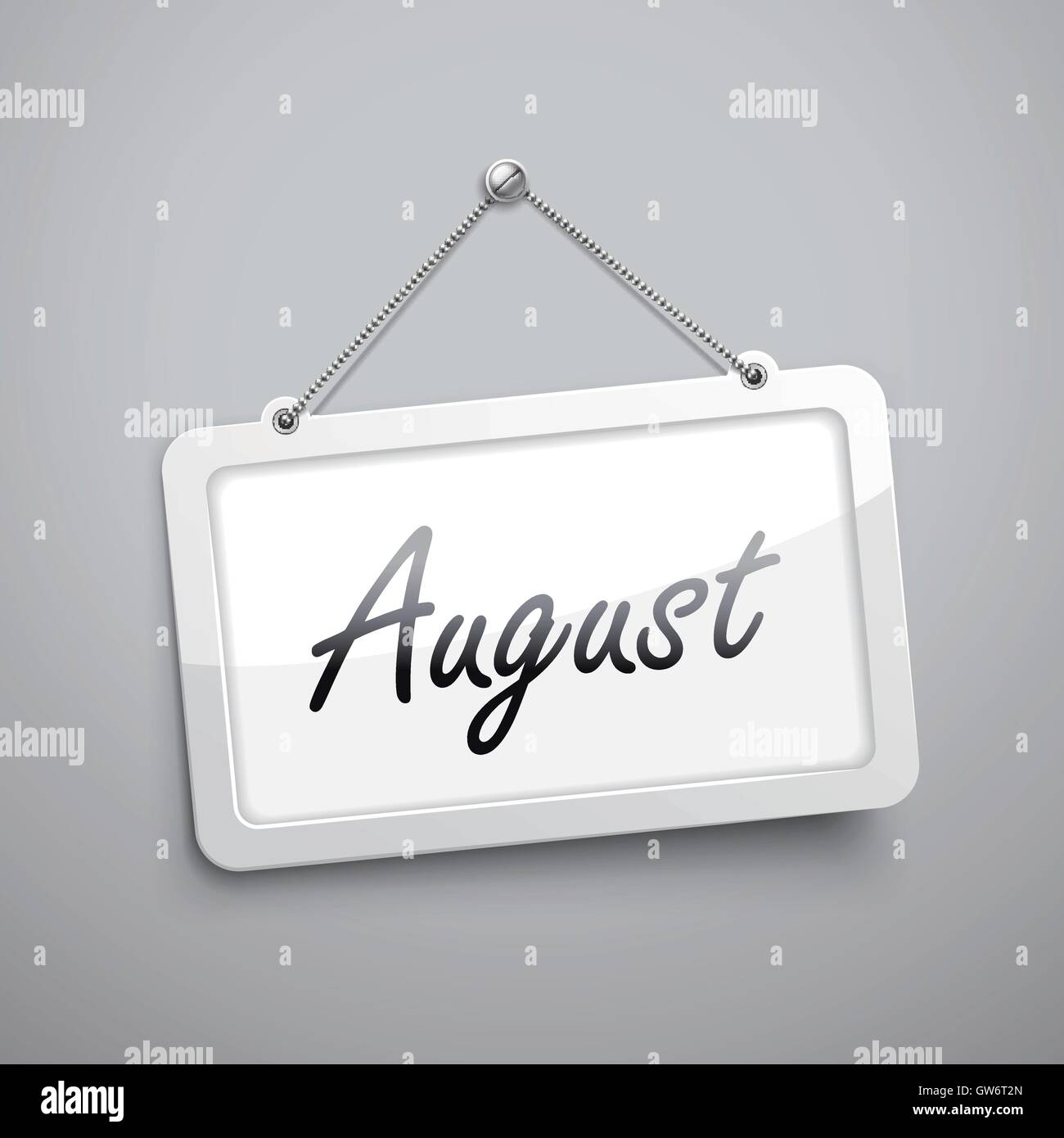 August word Stock Vector Images - Alamy