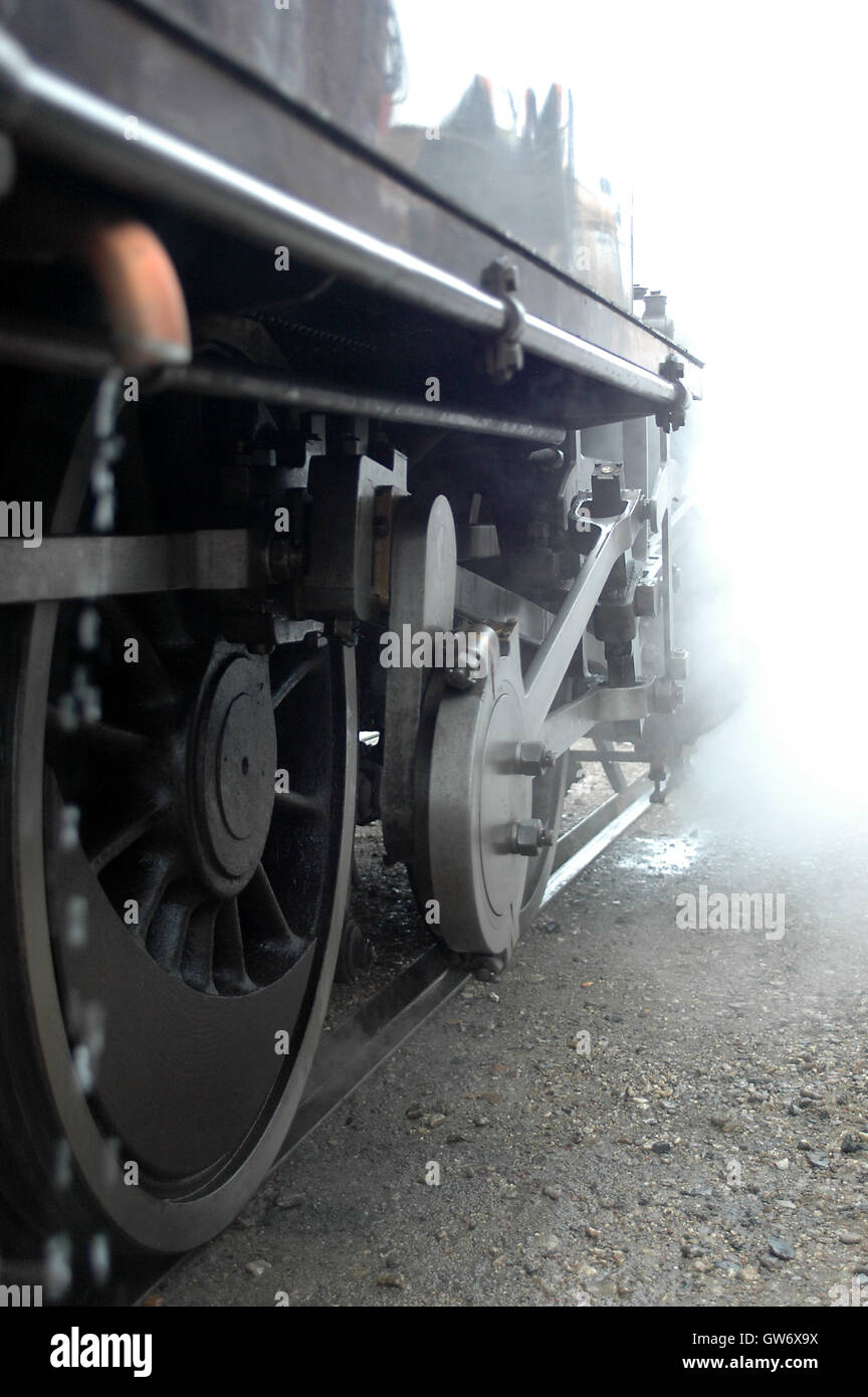 Steam locomotive parts hi-res stock photography and images - Alamy