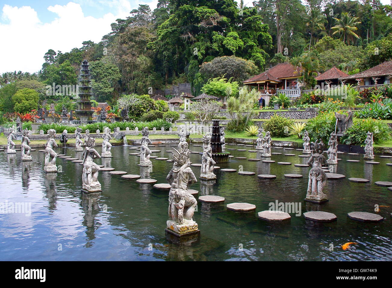 Taman Tirta Gangga Water Palace in Bali, Indonesia Stock Photo - Alamy