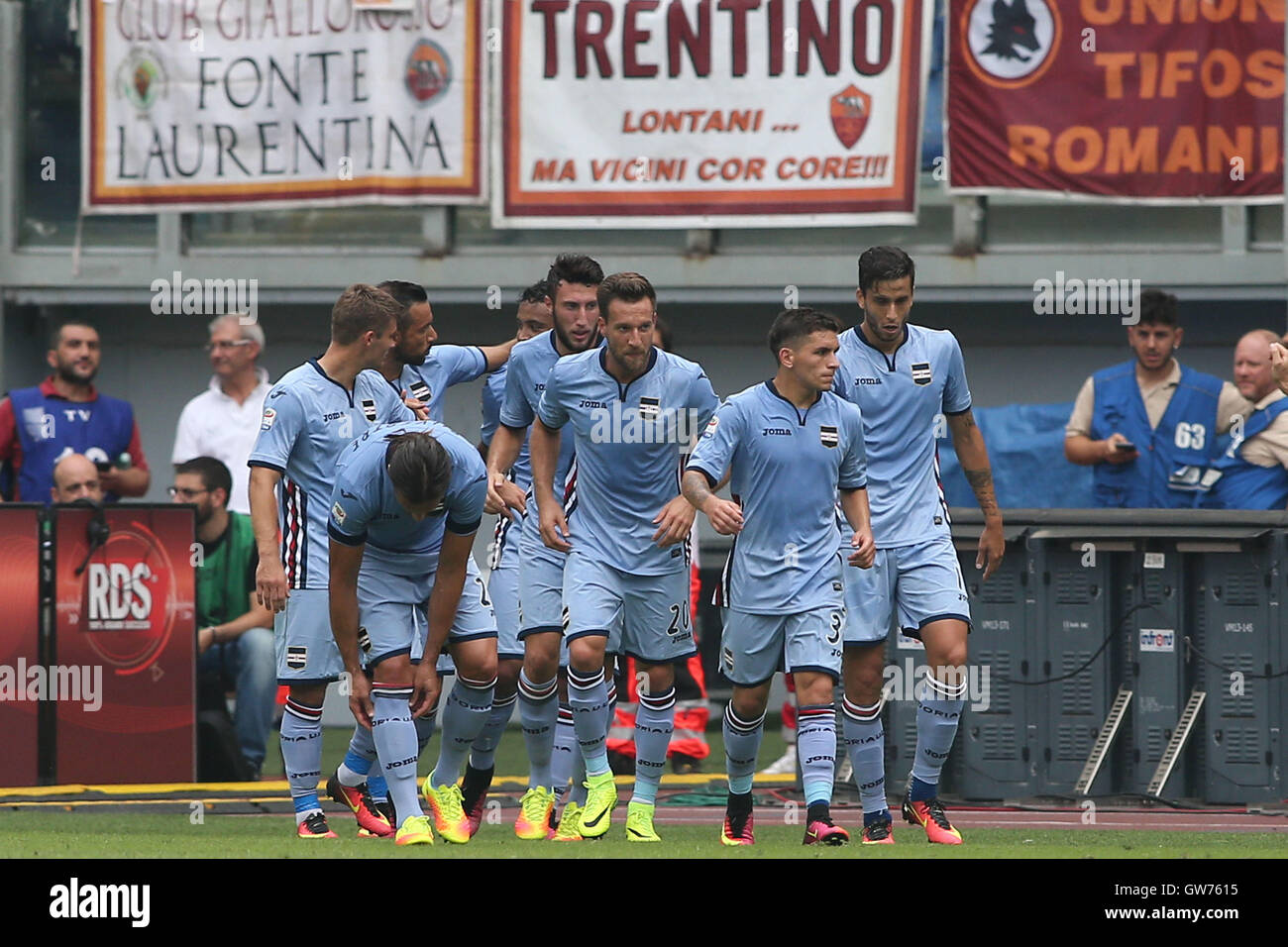 Rome, Italy. 11th Sep, 2016. Alvarez in action during the italian Serie ...