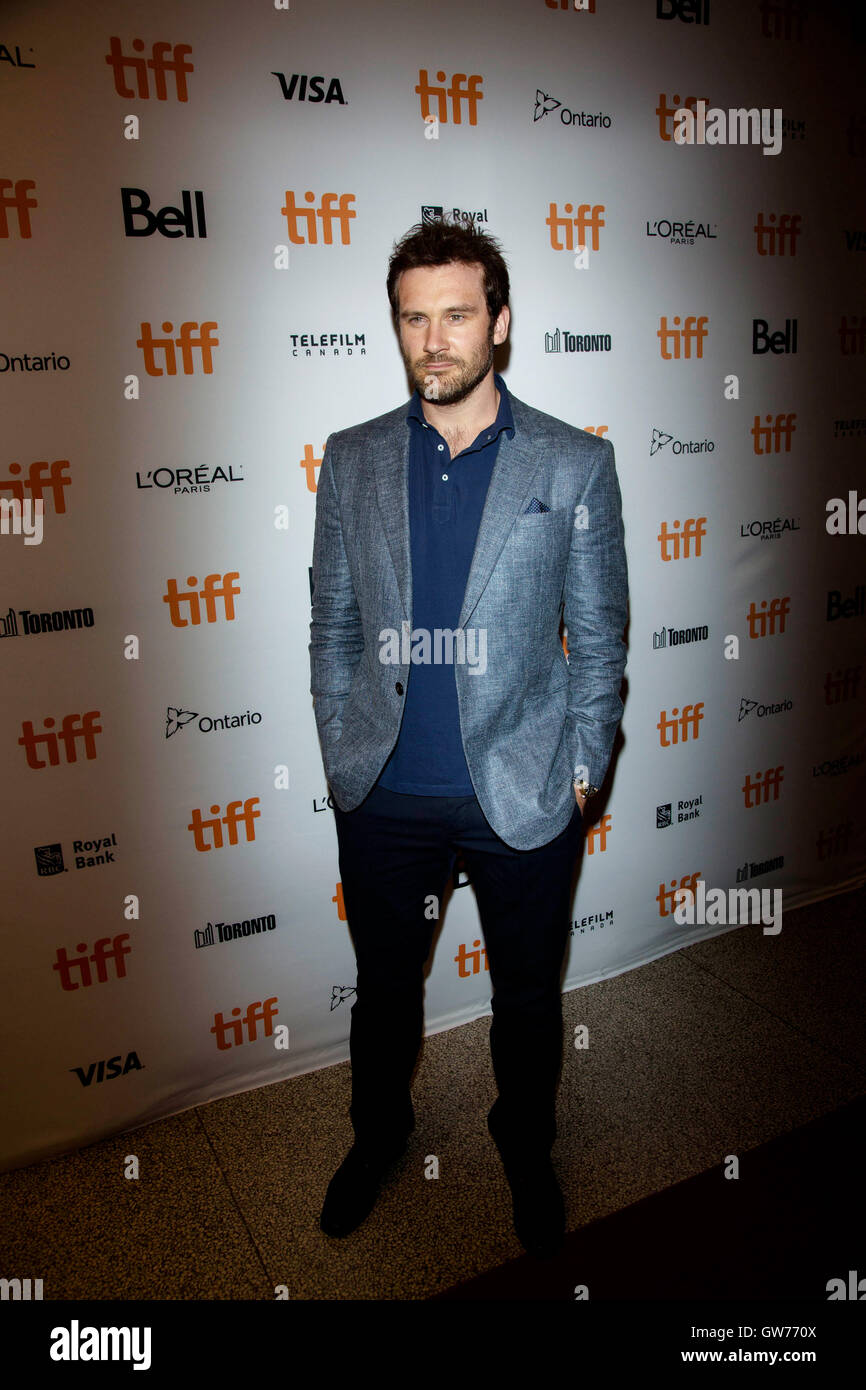 Toronto, Canada. 11th Sep, 2016. Actor Clive Standen attends the ...