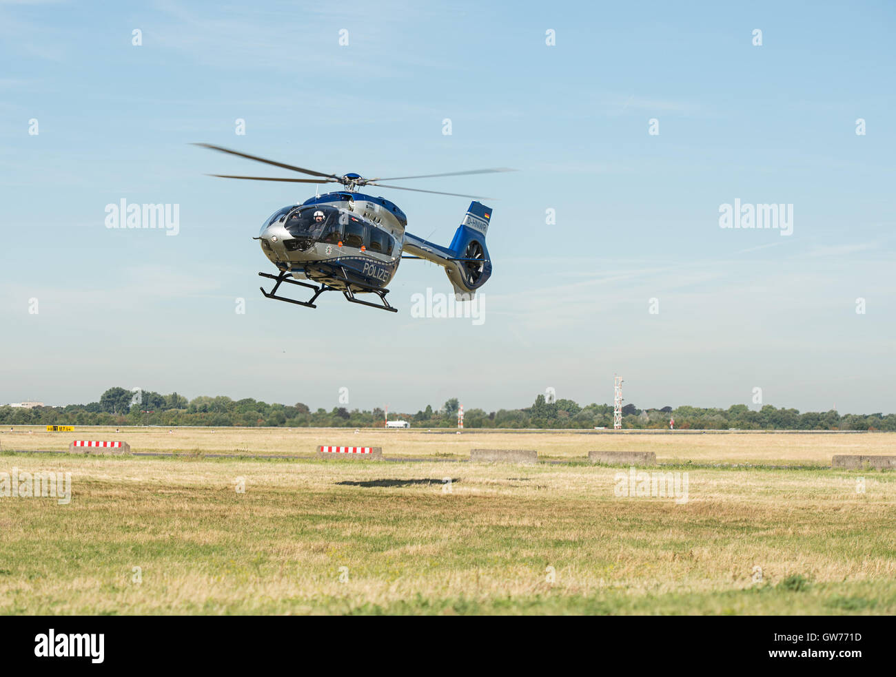 Duesseldorf, Germany. 07th Sep, 2016. The new model H 145 Airbus police ...