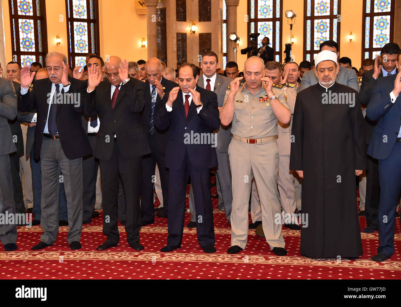Cairo, Egypt. 12th Sep, 2016. Egyptian President Abdel Fattah al-Sisi ...