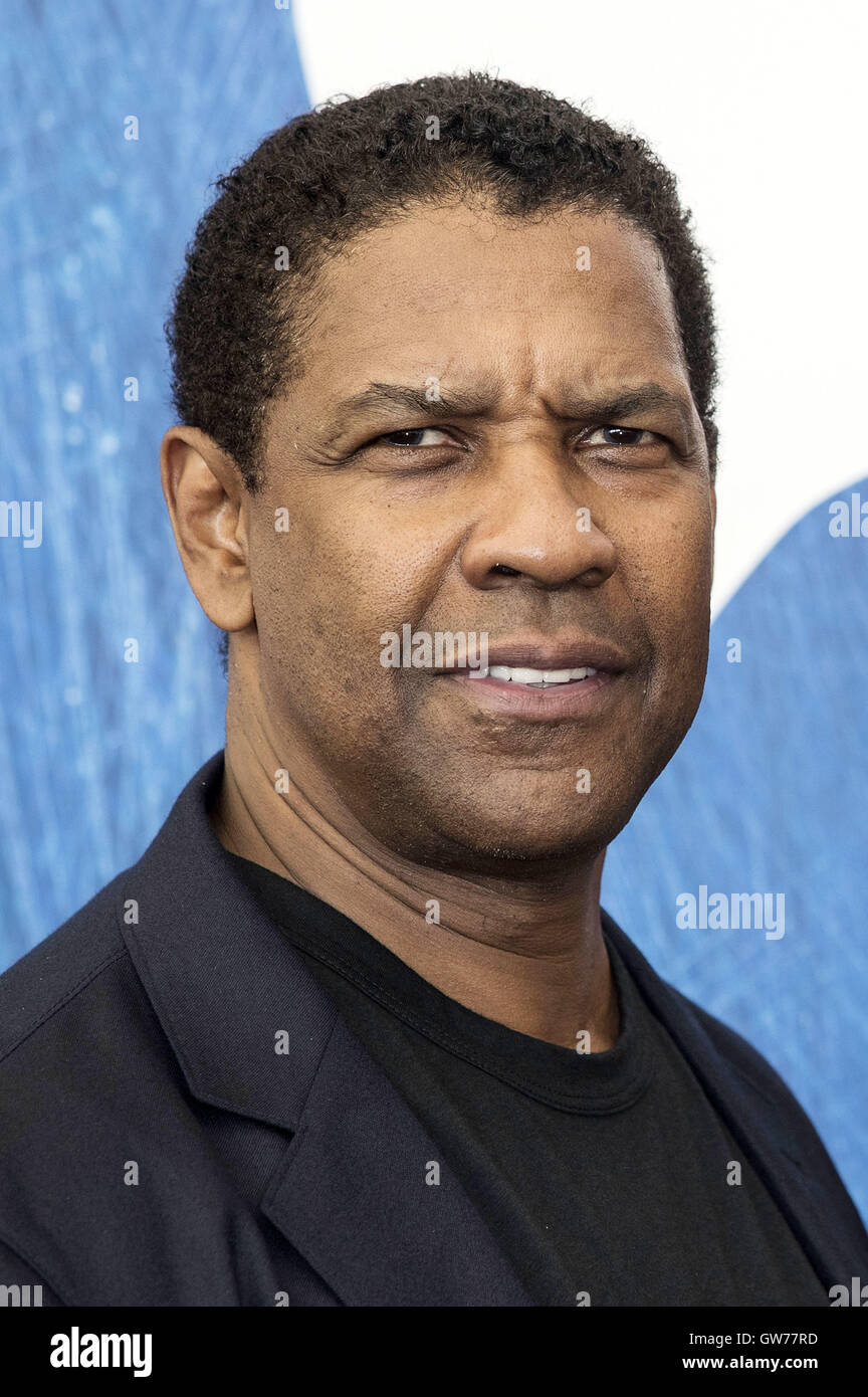 Venice, Italy. 10th Sep, 2016. Denzel Washington during the 'The ...