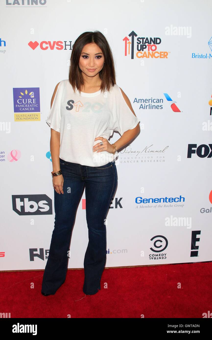 Los Angeles, CA, USA. 9th Sep, 2016. Brenda Song at arrivals for Stand ...