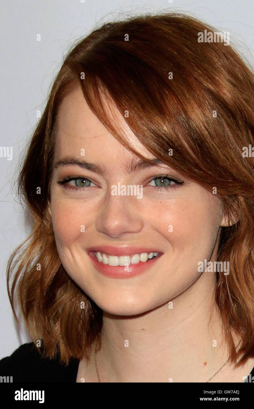 Los Angeles, CA, USA. 9th Sep, 2016. Emma Stone at arrivals for Stand ...