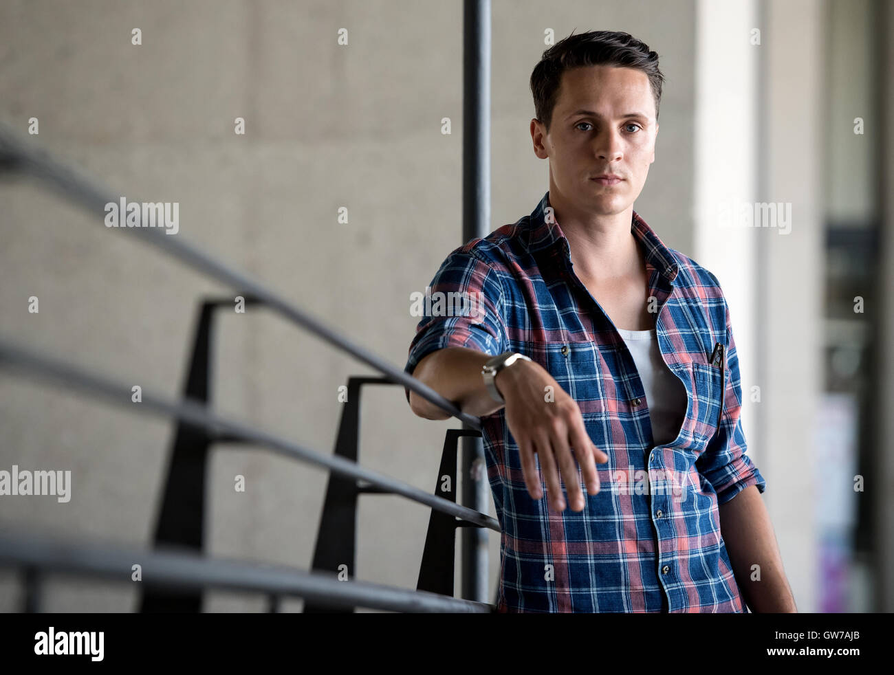 Munich, Germany. 9th Sep, 2016. Director Alex Schaad poses in Munich ...