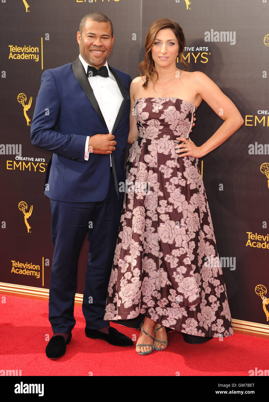 LOS ANGELES, CA - SEPTEMBER 11: Jordan Peele and Chelsea Peretti at the ...