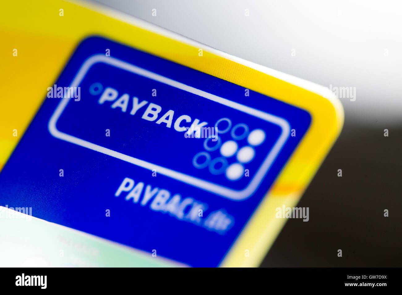 Duesseldorf, Germany. 12th Sep, 2016. ILLUSTRATION - A Payback card ...