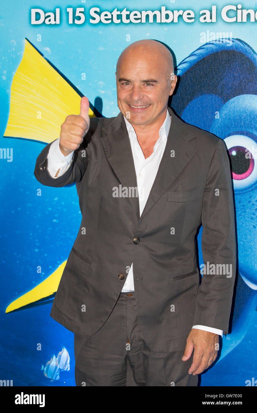 Rome, Italy, 12th September 2016. the italian actor and dubber Luca ...