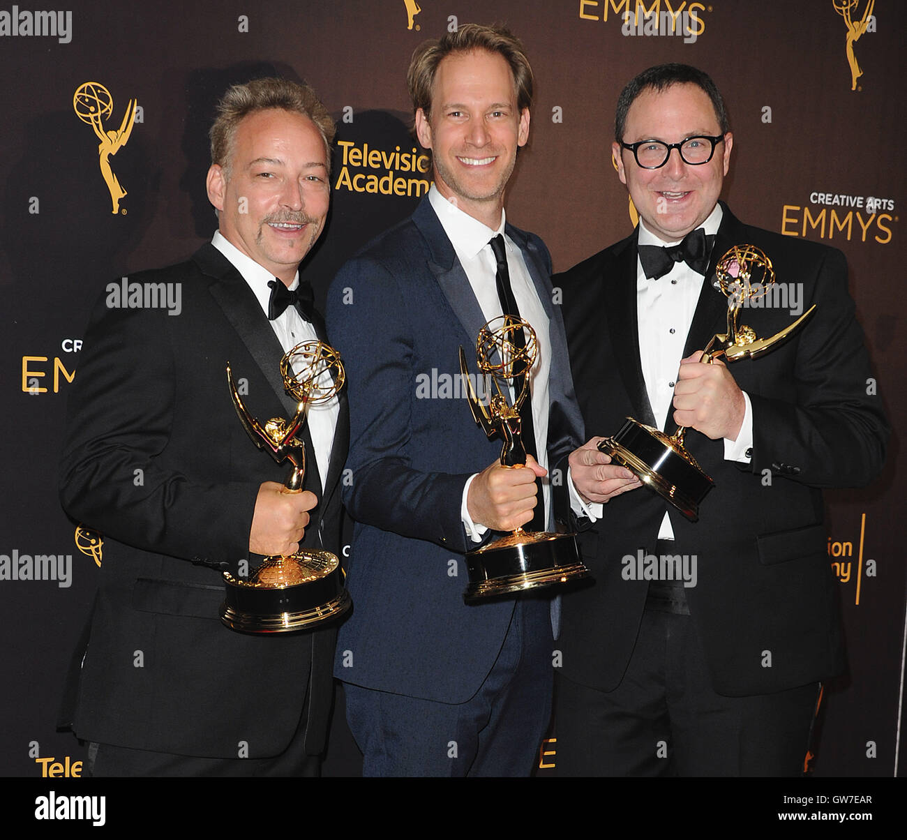 LOS ANGELES, CA - SEPTEMBER 11: "Grease: Live" production design team ...