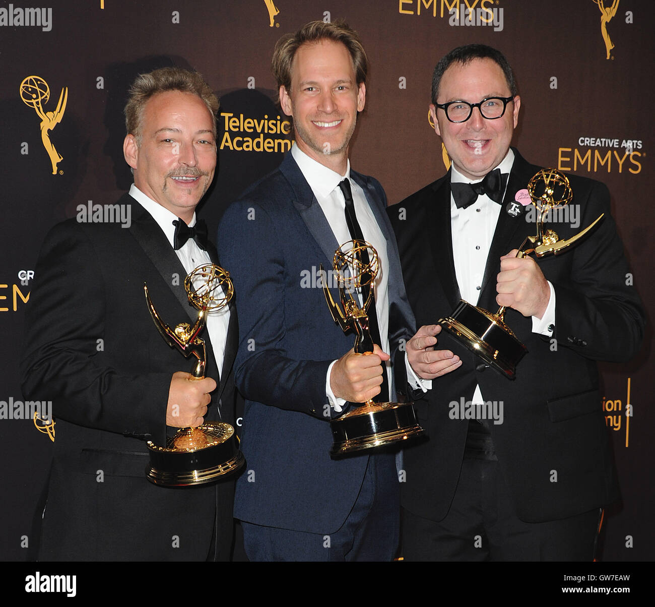 LOS ANGELES, CA - SEPTEMBER 11: "Grease: Live" production design team ...