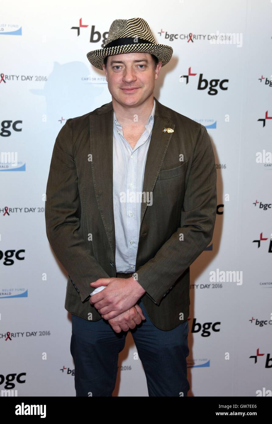 New York, NY, USA. 12th Sep, 2016. Brendan Fraser in attendance for BGC ...