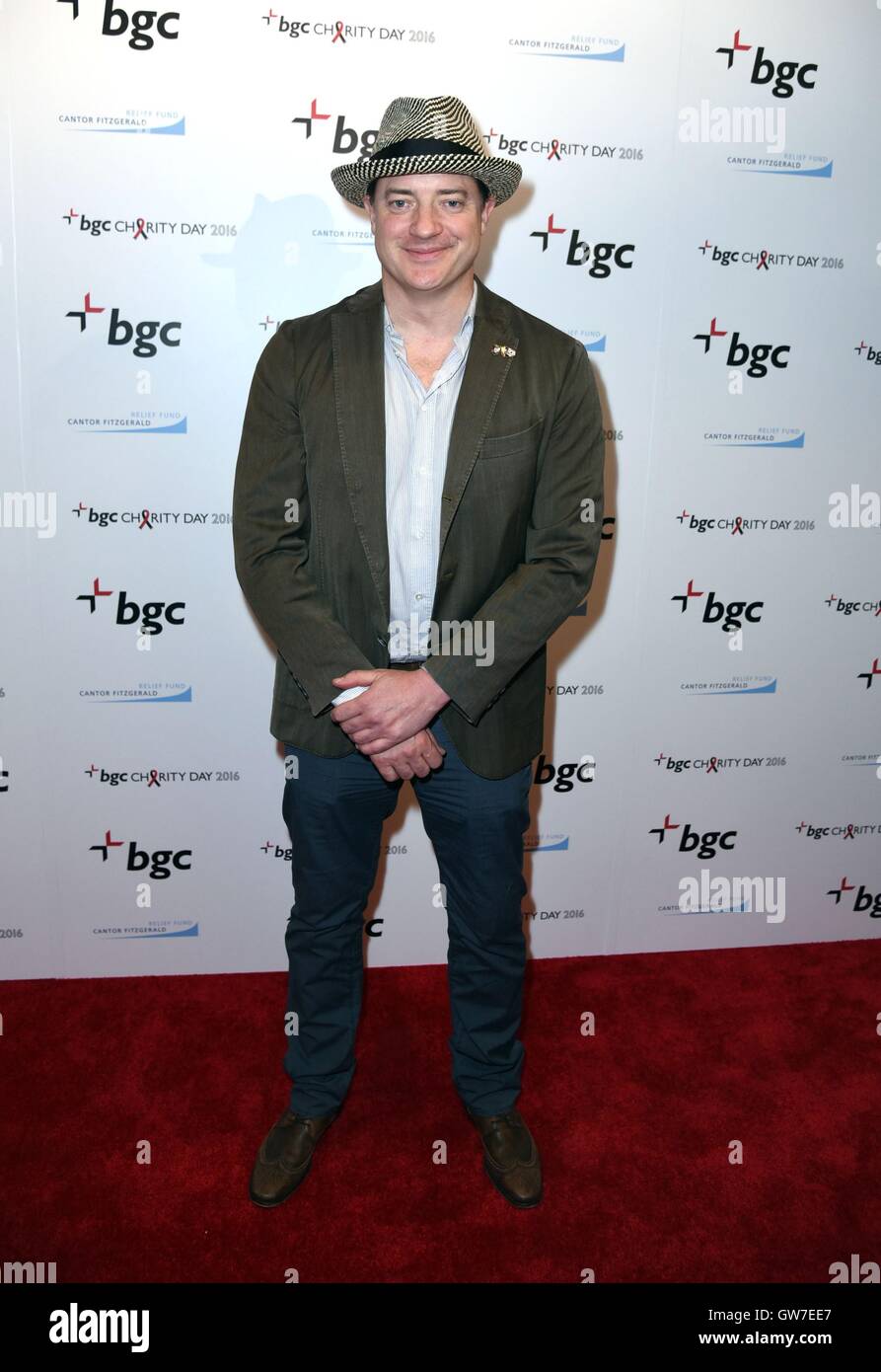 New York, NY, USA. 12th Sep, 2016. Brendan Fraser in attendance for BGC ...