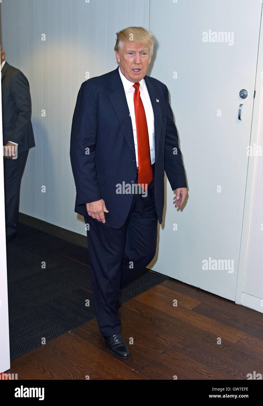 New York, NY, USA. 12th Sep, 2016. Donald Trump in attendance for BGC ...