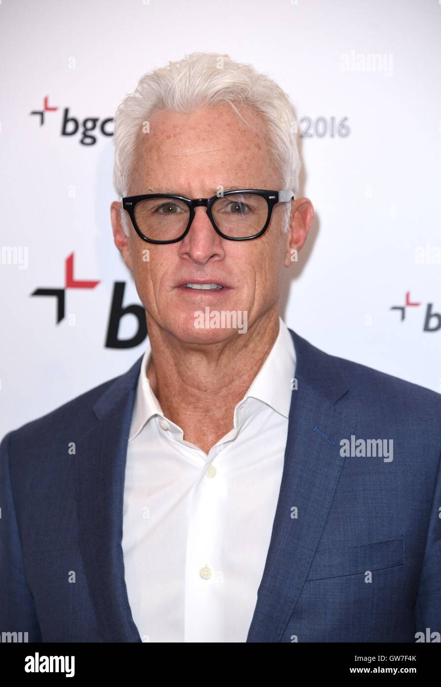 New York, NY, USA. 12th Sep, 2016. John Slattery in attendance for BGC ...