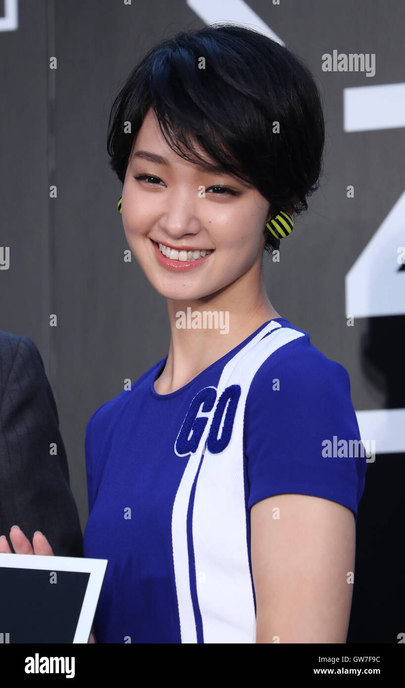 Tokyo, Japan. 12th Sep, 2016. Japanese actress Ayame Goriki attends the ...