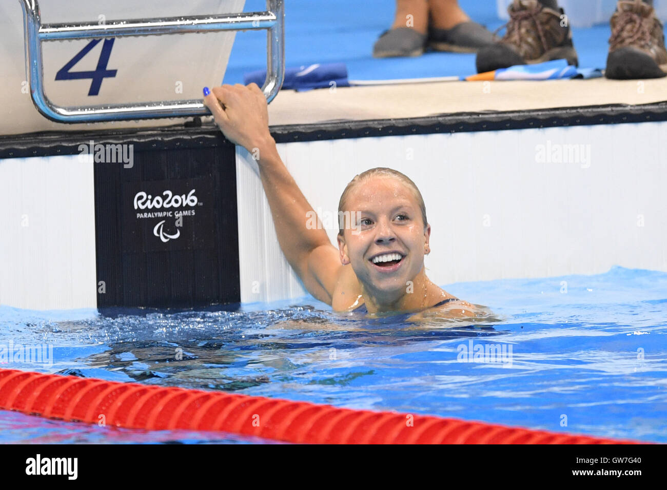 Rio de Janeiro, Brazil. 12th Sep, 2016. Michelle Konkoly (USA) Swimming ...