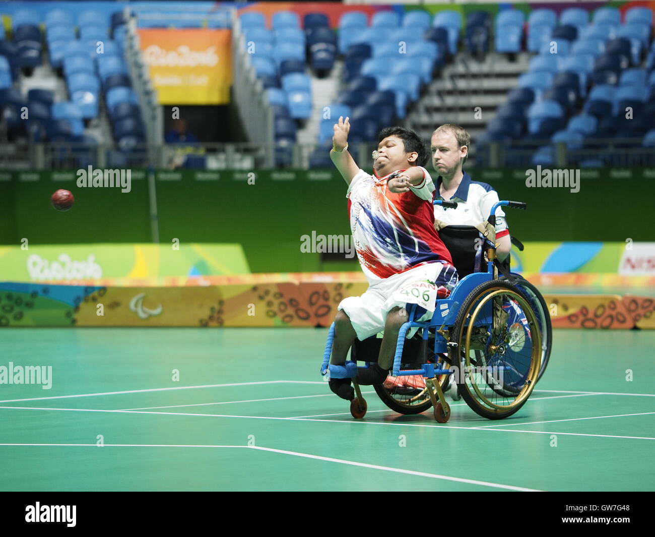 Boccia wheelchair paralympics hi-res stock photography and images - Alamy