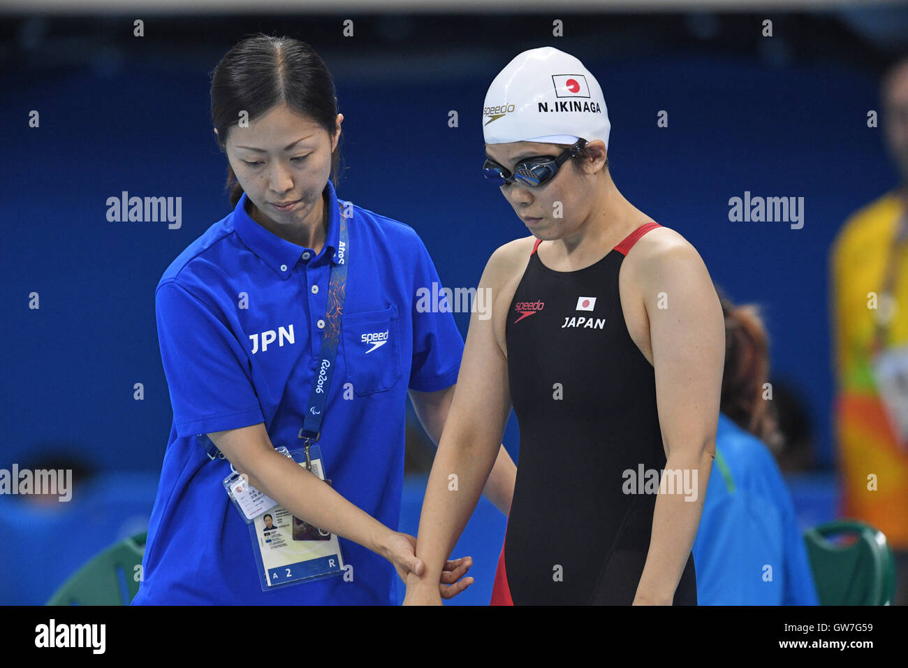 Rio de Janeiro, Brazil. 12th Sep, 2016. Naomi Ikinaga (JPN) Swimming ...
