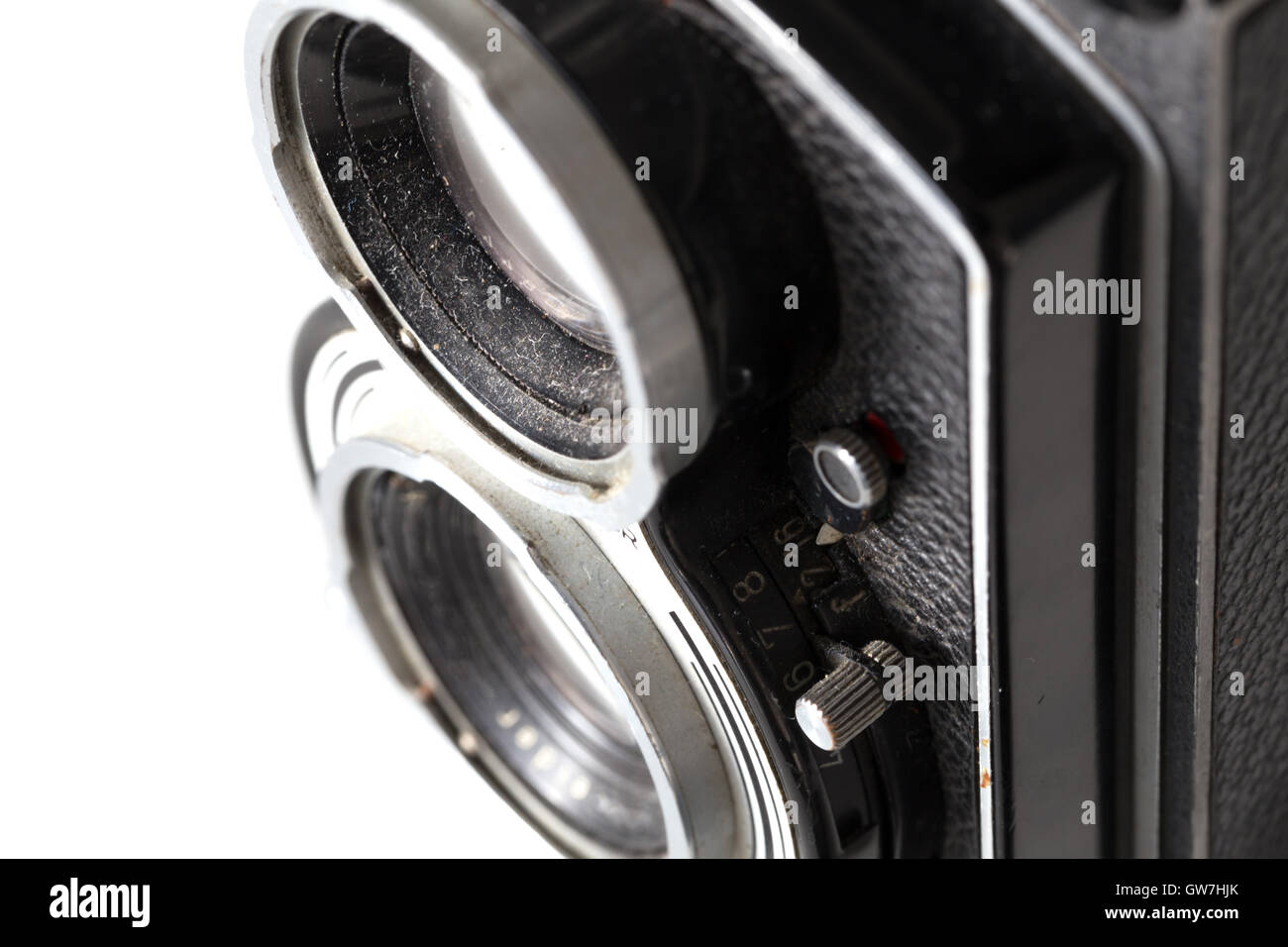 Close up of the part of old camera Stock Photo - Alamy
