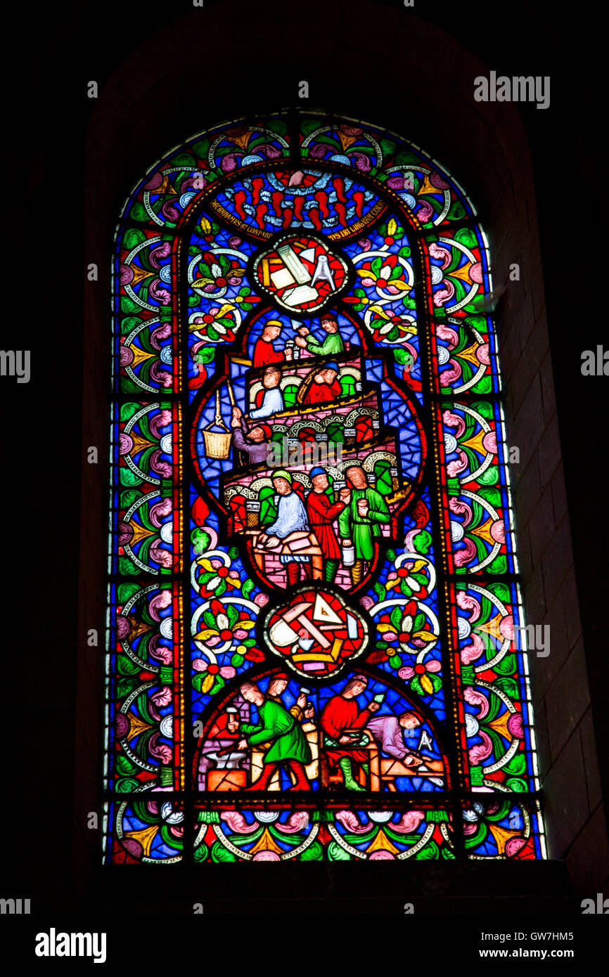 Ely cathedral stained glass window hi-res stock photography and images ...