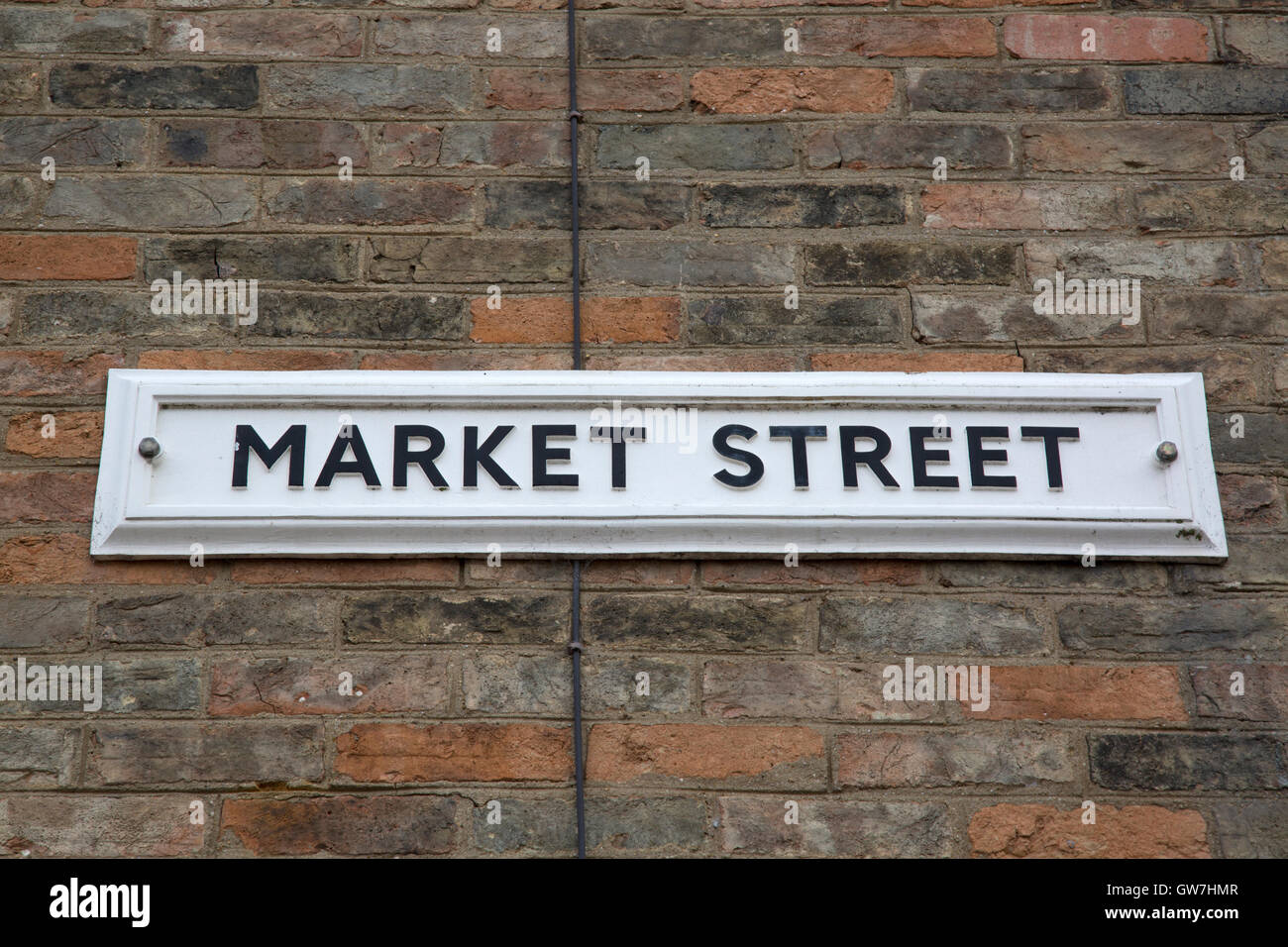 Market Street Sign; England; UK Stock Photo - Alamy