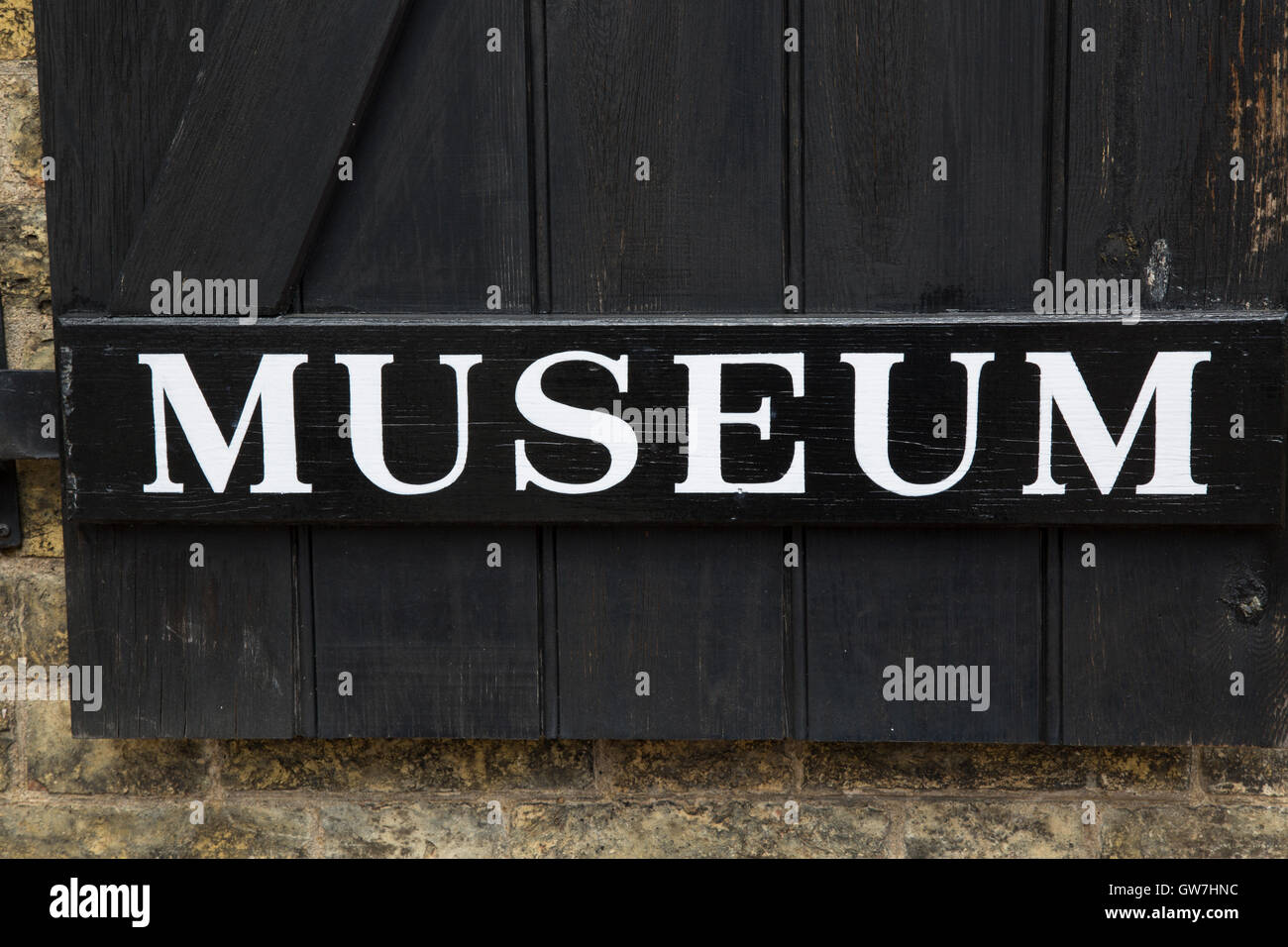 Museum Sign on Black Background Stock Photo - Alamy